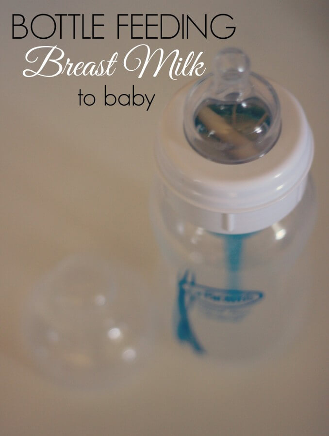 Bottle Feeding Breast Milk to Baby